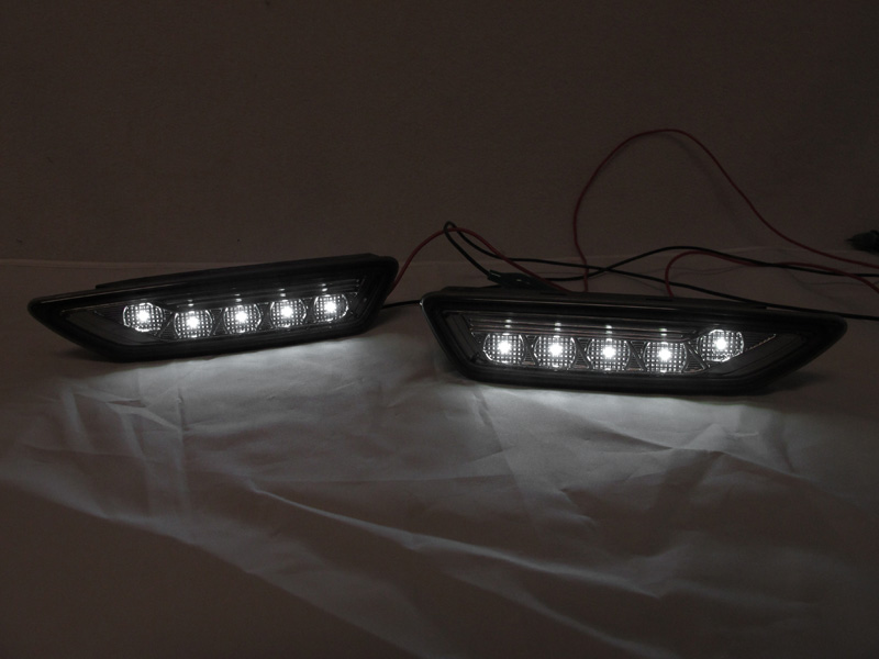 Smoke White LED Bumper Side Marker Lights For 2009-2012 Mercedes R230 ...