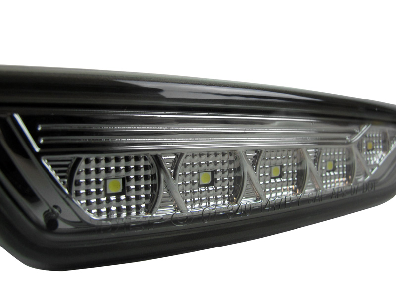 Smoke White LED Bumper Side Marker Lights For 2009-2012 Mercedes R230 ...