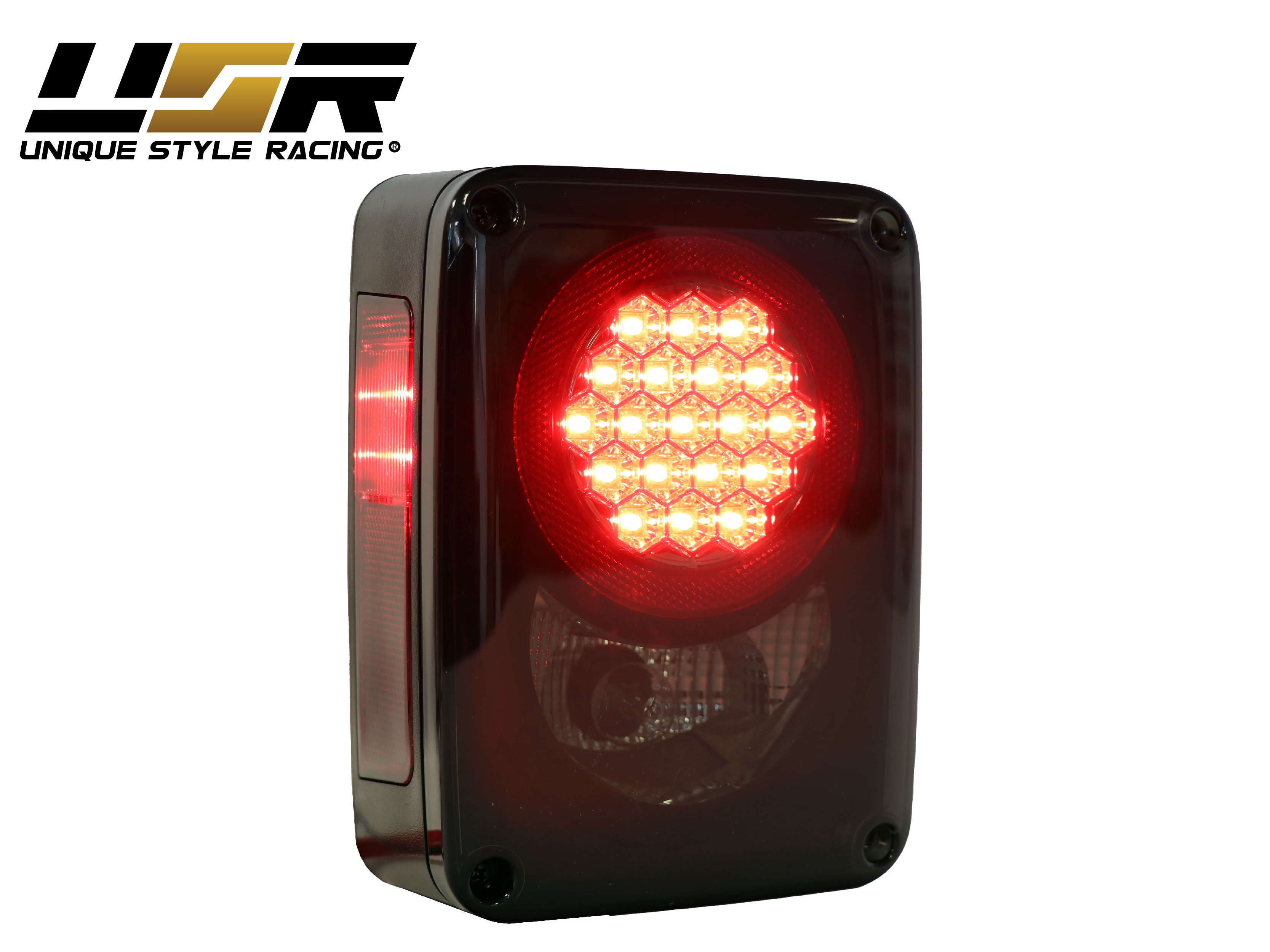 DEPO ERROR FREE LED Pair Black Smoked Tail Lights For 2007-2017 Jeep ...